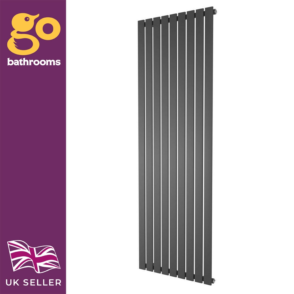 Pinta Vertical Flat Panel Modern Column Designer Radiators White ...