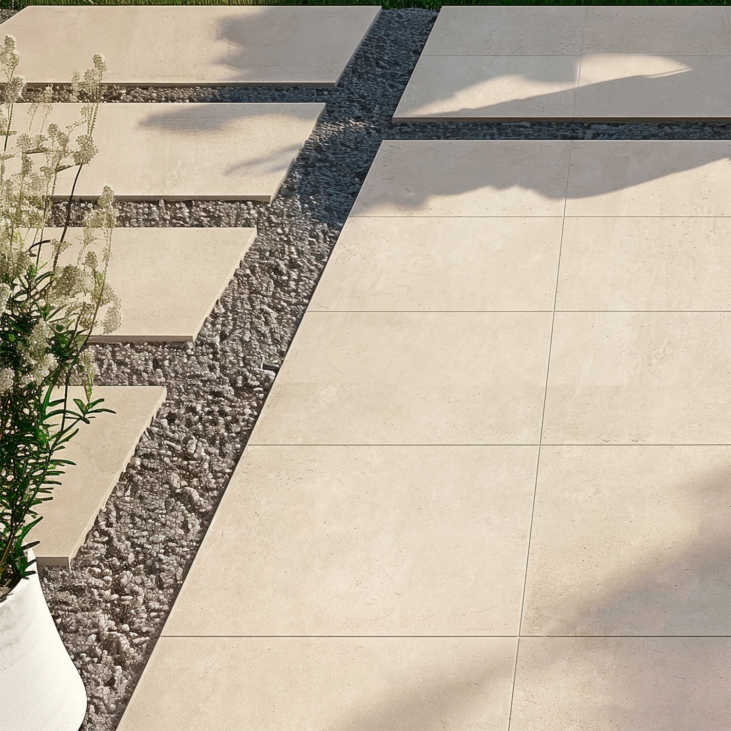 Sagra Outdoor Tile Arena Beige Paving Slab Flooring Porcelain Floor ...