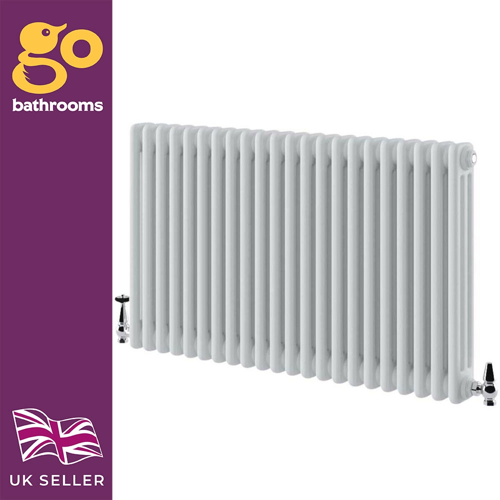 Traditional 3 Column Radiator Cast Iron Style Vertical Heating ...